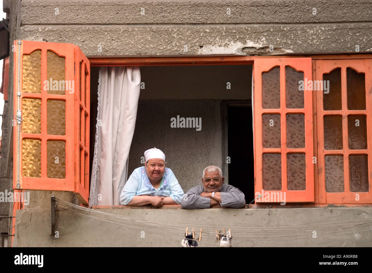 local people street scene Cairo Egypt North Africa Stock Photo - Alamy