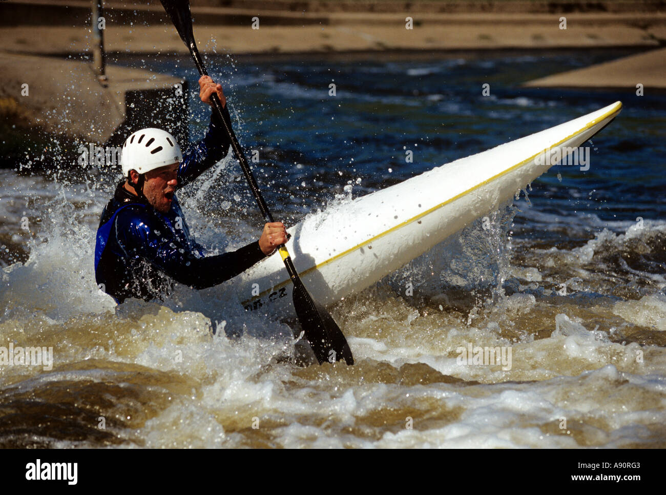 Whitewater kayak training hi-res stock photography and images - Alamy