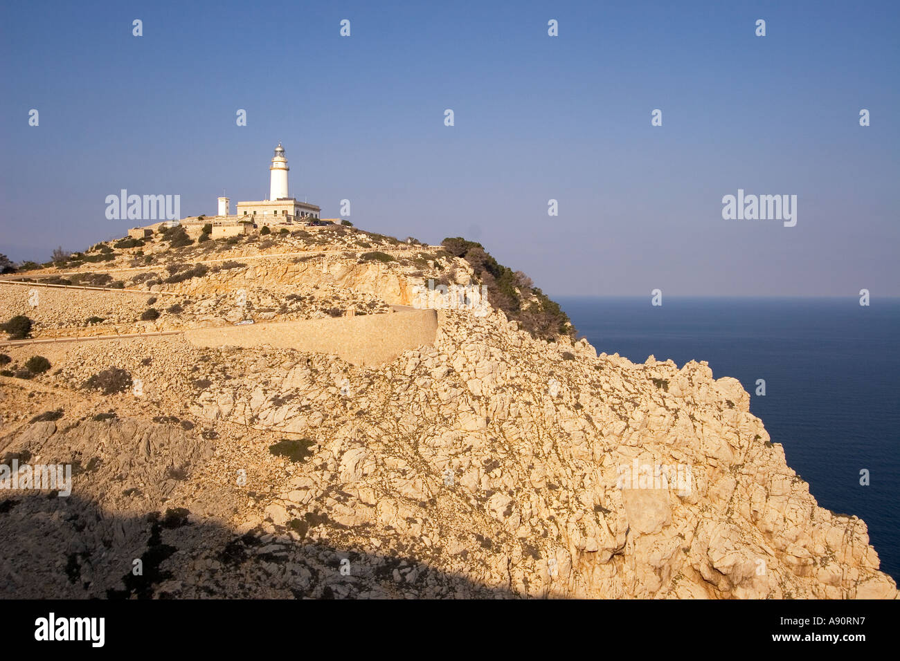 Mallorca Cap Formentor view point lighthouse Stock Photo - Alamy
