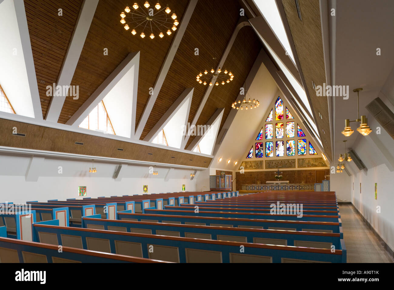 Protestant church interior hi-res stock photography and images - Alamy
