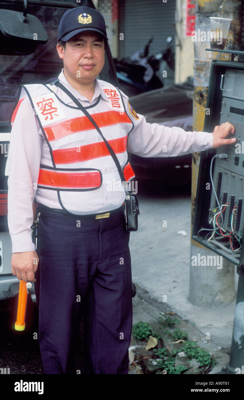 Traffic Police Officer Taiwan China Stock Photo - Alamy