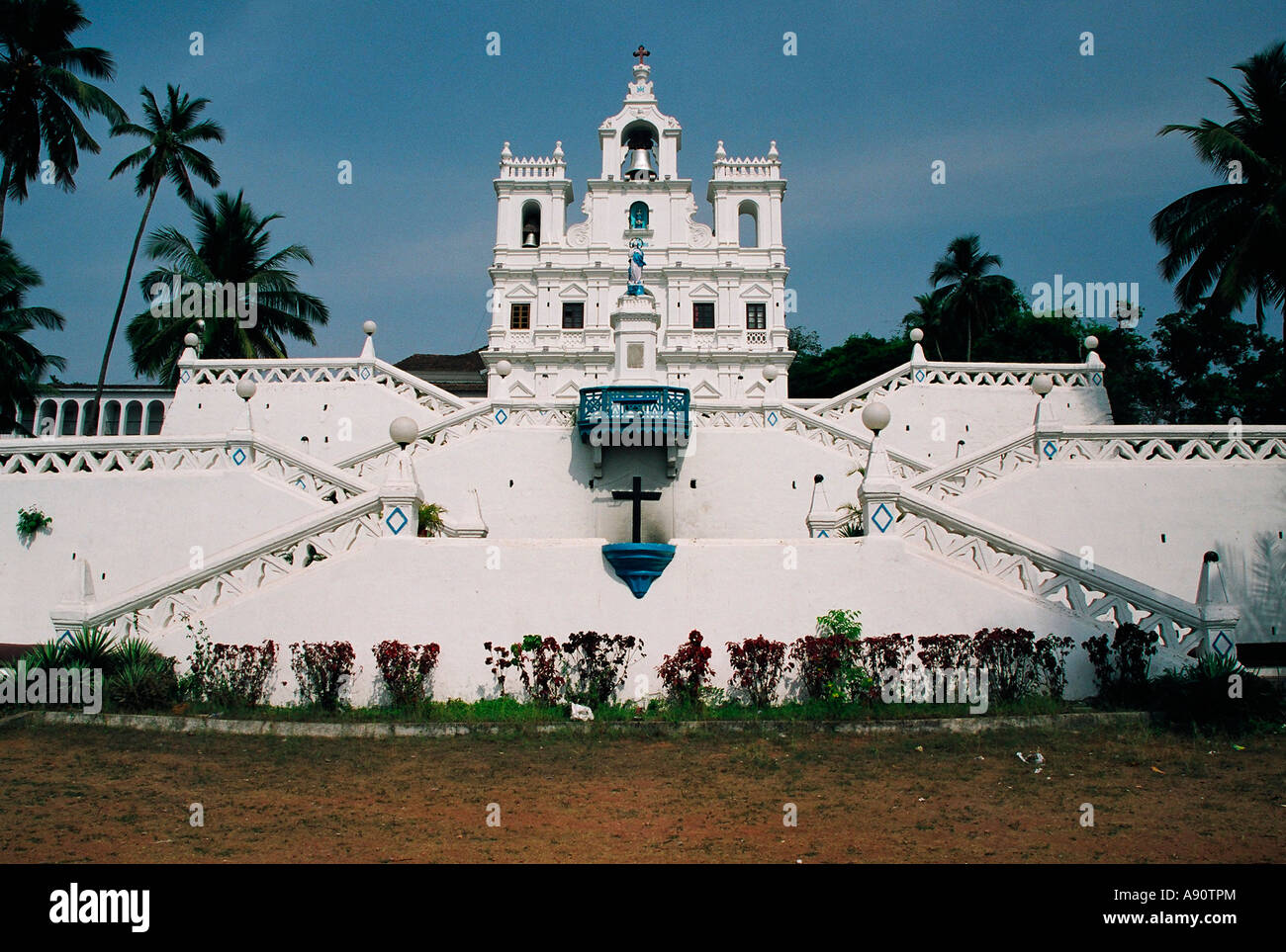 Church of Our Lady of the Immaculate Conception Panjim Goa India Stock ...