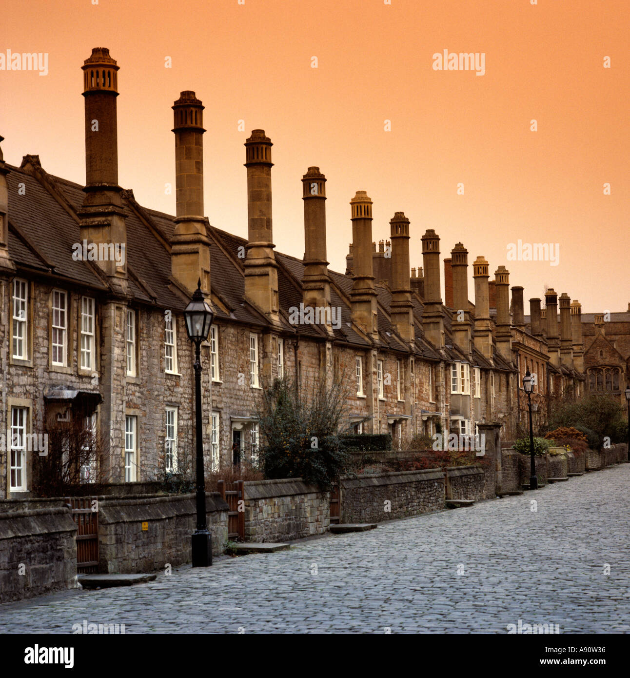 England Somerset Wells Vicars Close Europes oldest continuously ...