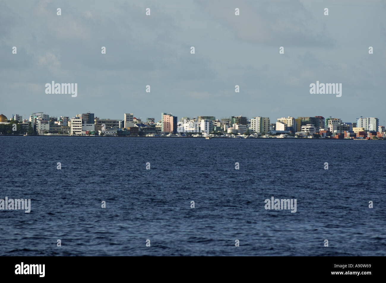 Maldives North Male Atoll And The City Of Male Stock Photo - Alamy