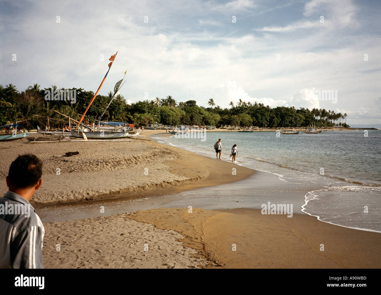 Indonesia Nusa Tenggara Lombok Sengiggi beach Stock Photo - Alamy