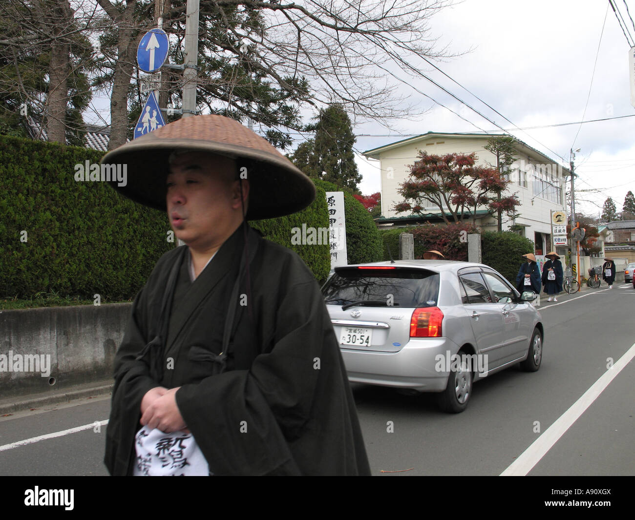 Monk parade Sendai Stock Photo - Alamy