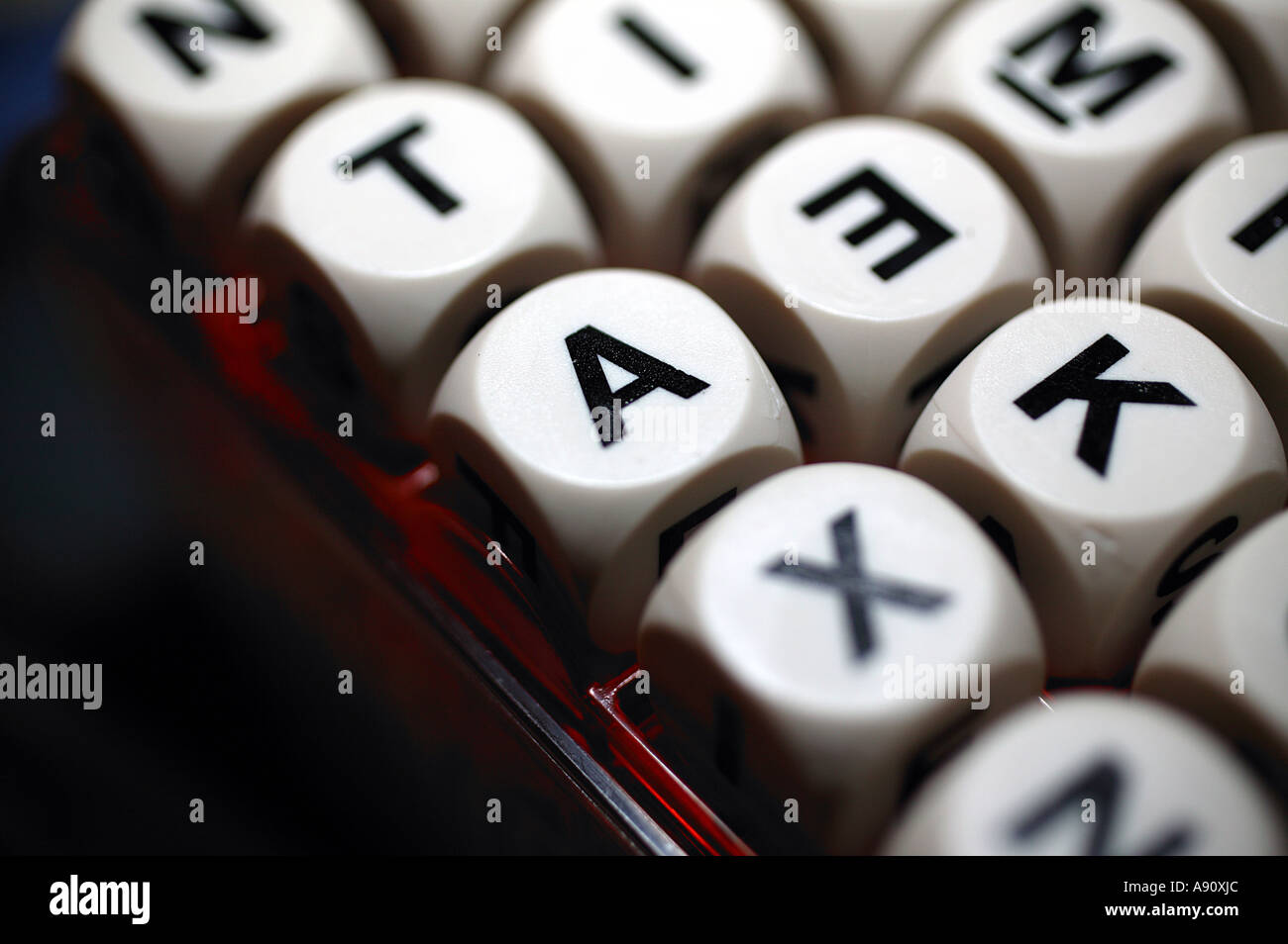 Boggle letters hi-res stock photography and images - Alamy