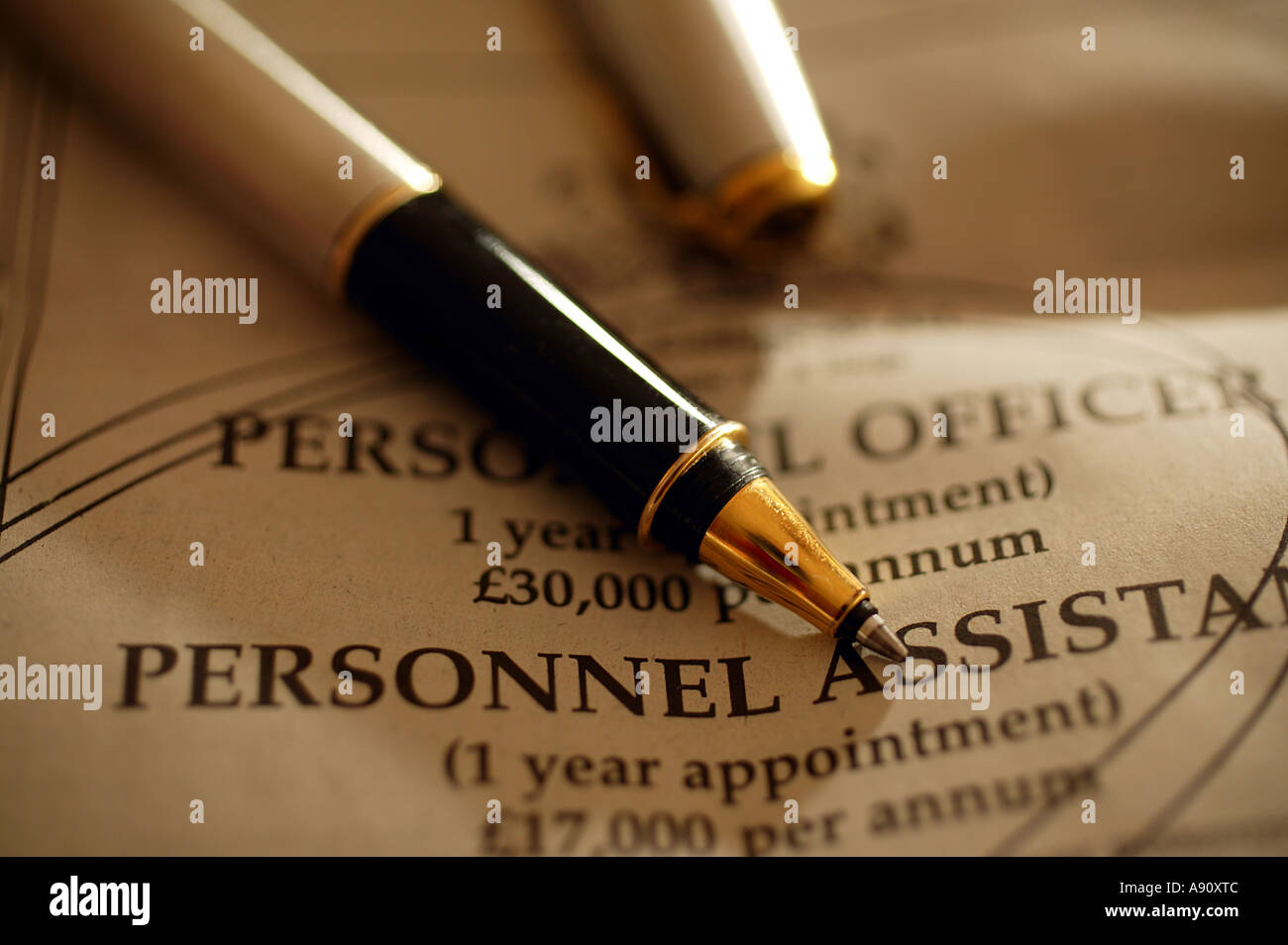 Personal assistant ad Stock Photo - Alamy