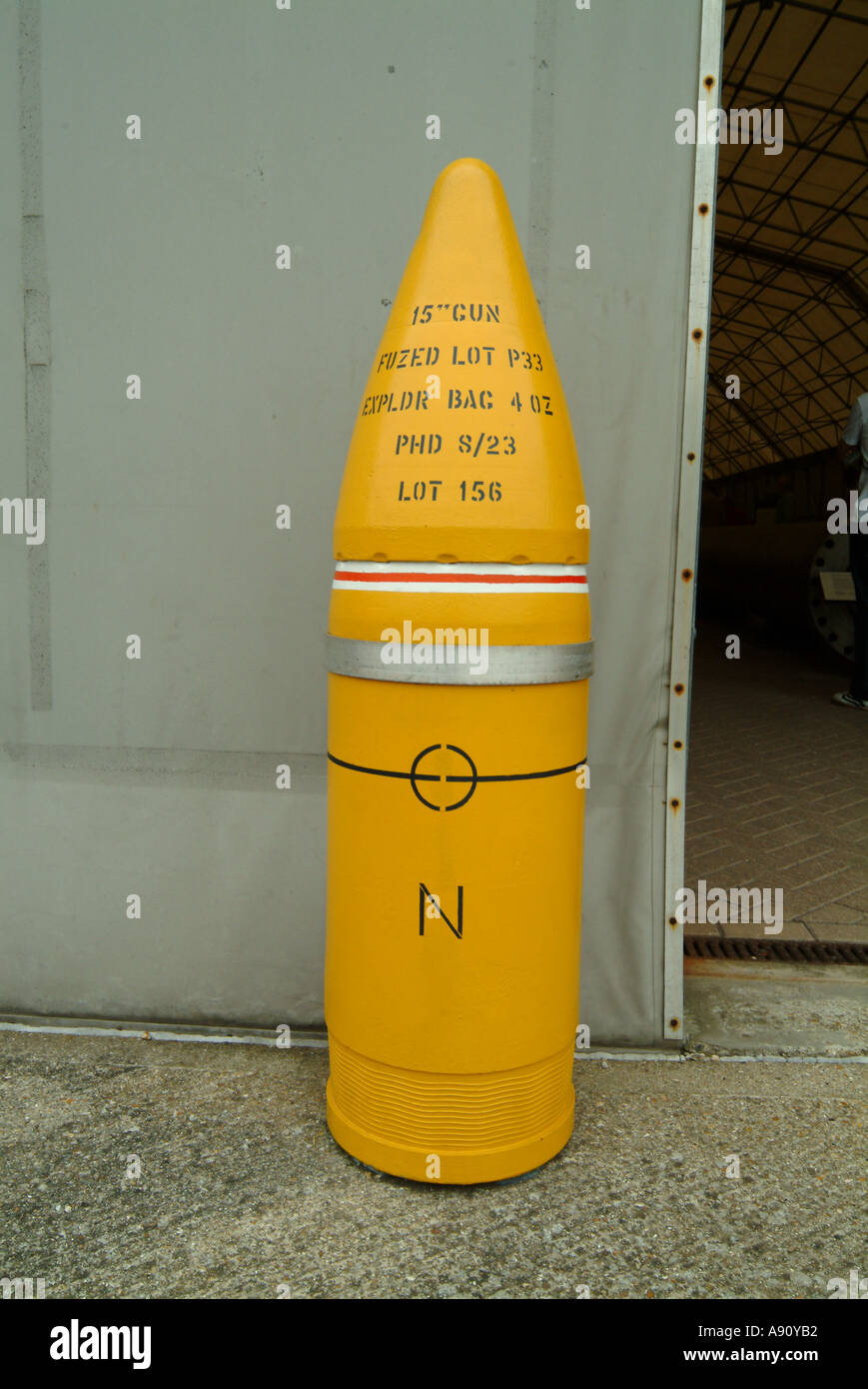 Yellow Nuclear Bomb Stock Photo - Alamy