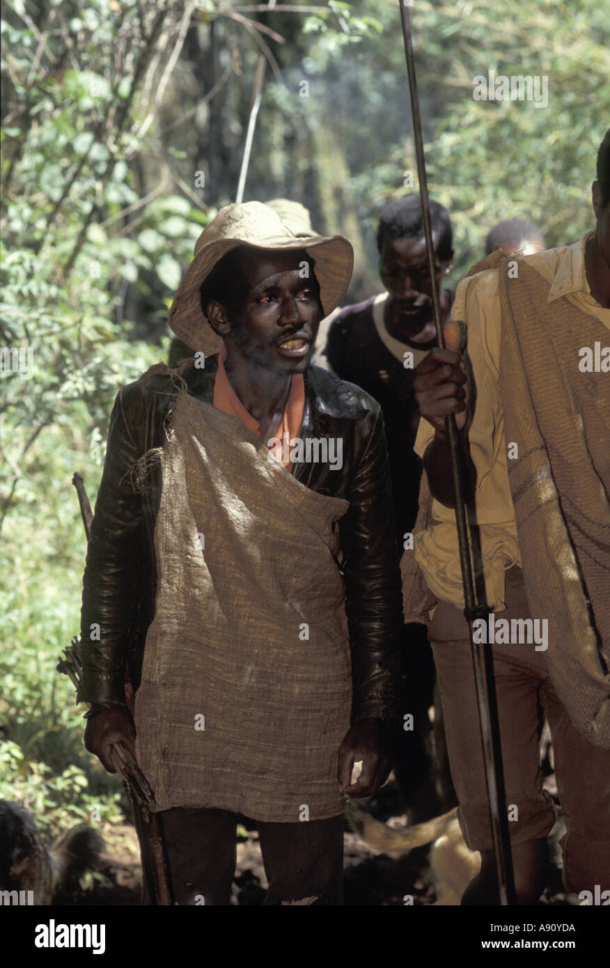 Ogiek hunter in mau forest hi-res stock photography and images - Alamy