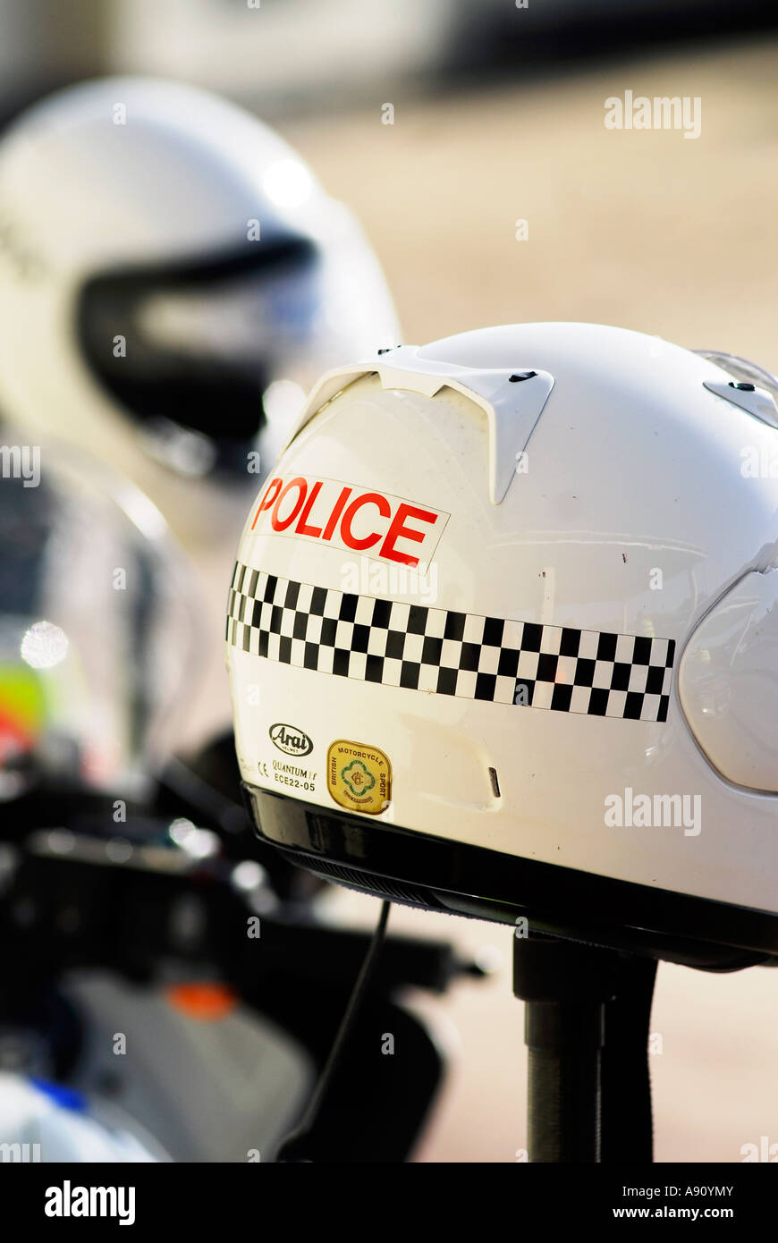 Police crash helmet hi-res stock photography and images - Alamy