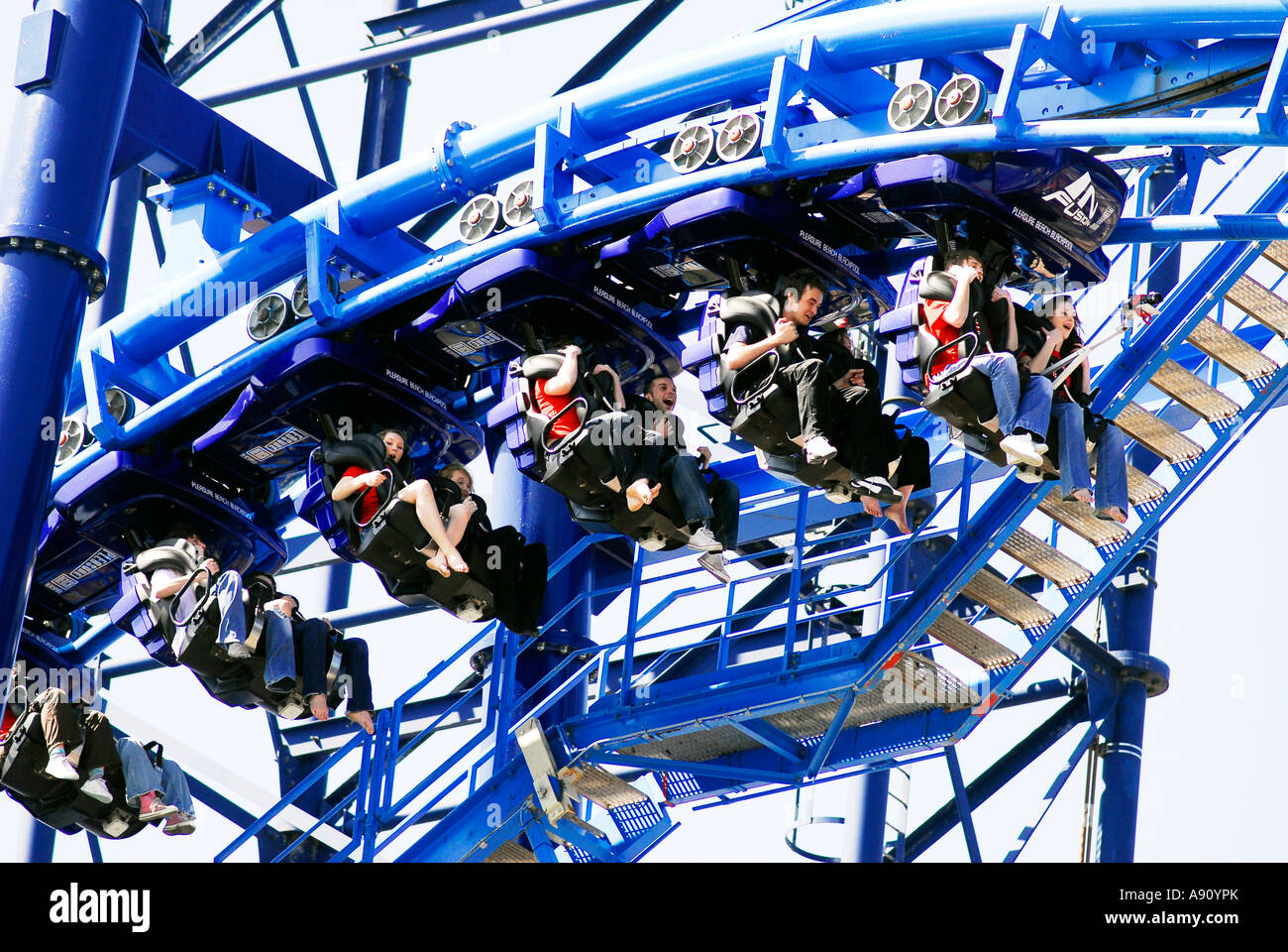 The Infusion ride on Blackpool Pleasure Beach Stock Photo - Alamy