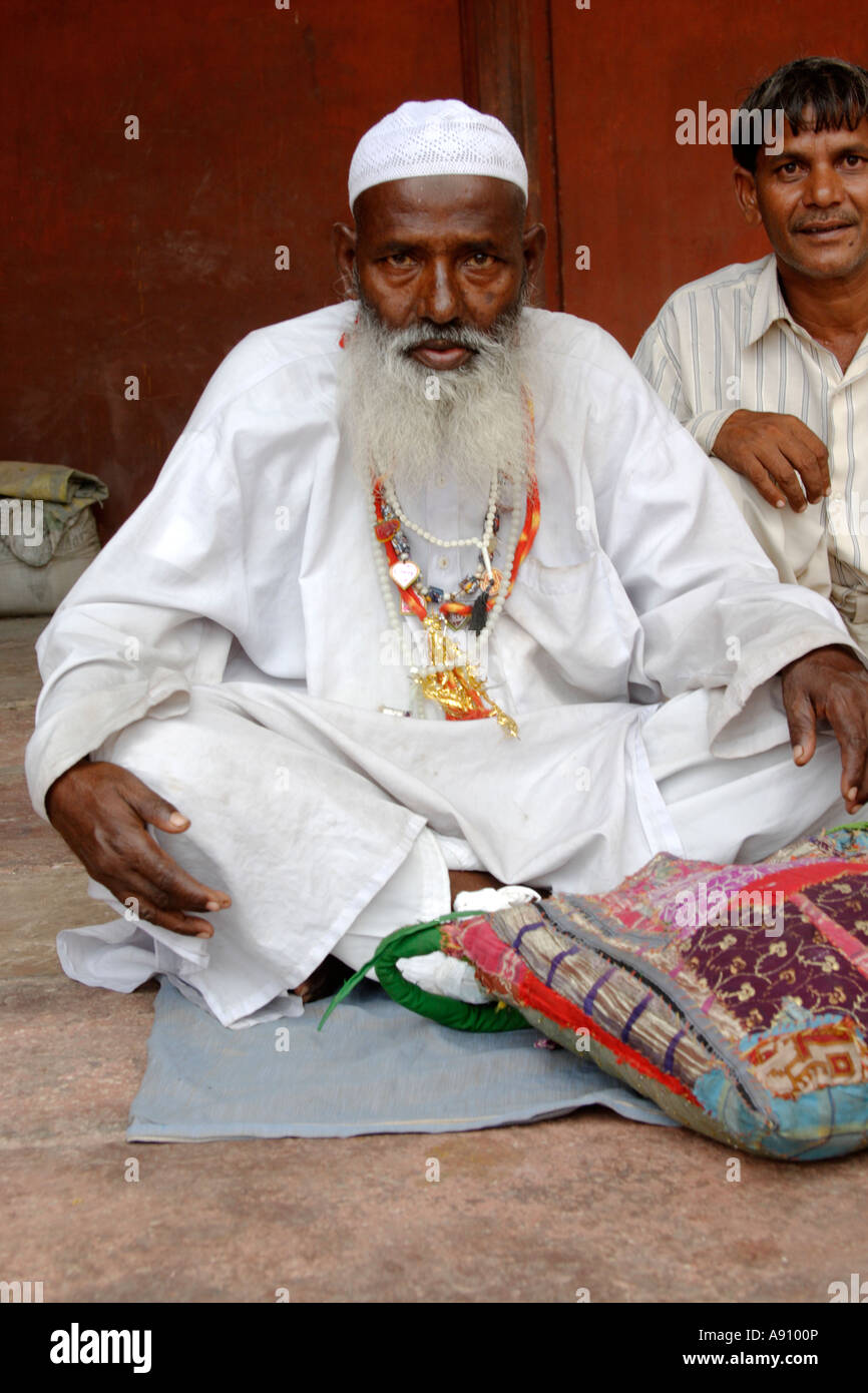 Portrait of an indian muslim, India Stock Photo - Alamy