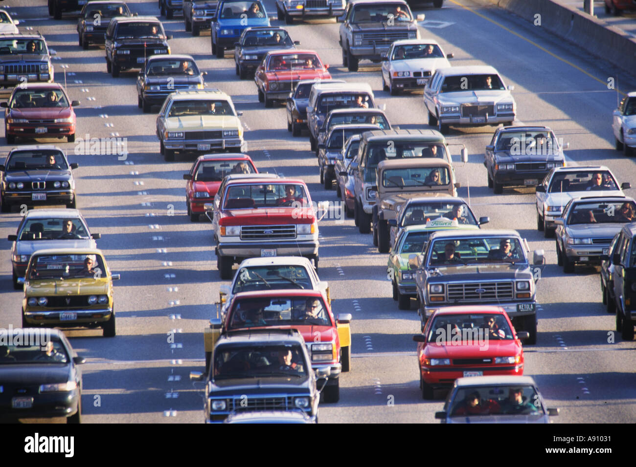 Freeway Traffic On Interstate 5 Seattle Washington Stock Photo - Alamy