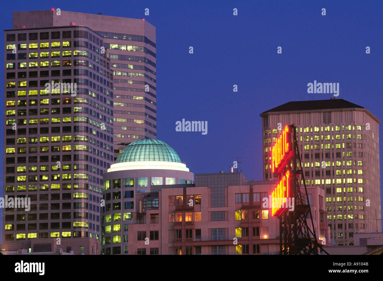 Public Market Sign Washington Mutual Bank's 2nd Seneca Building At ...