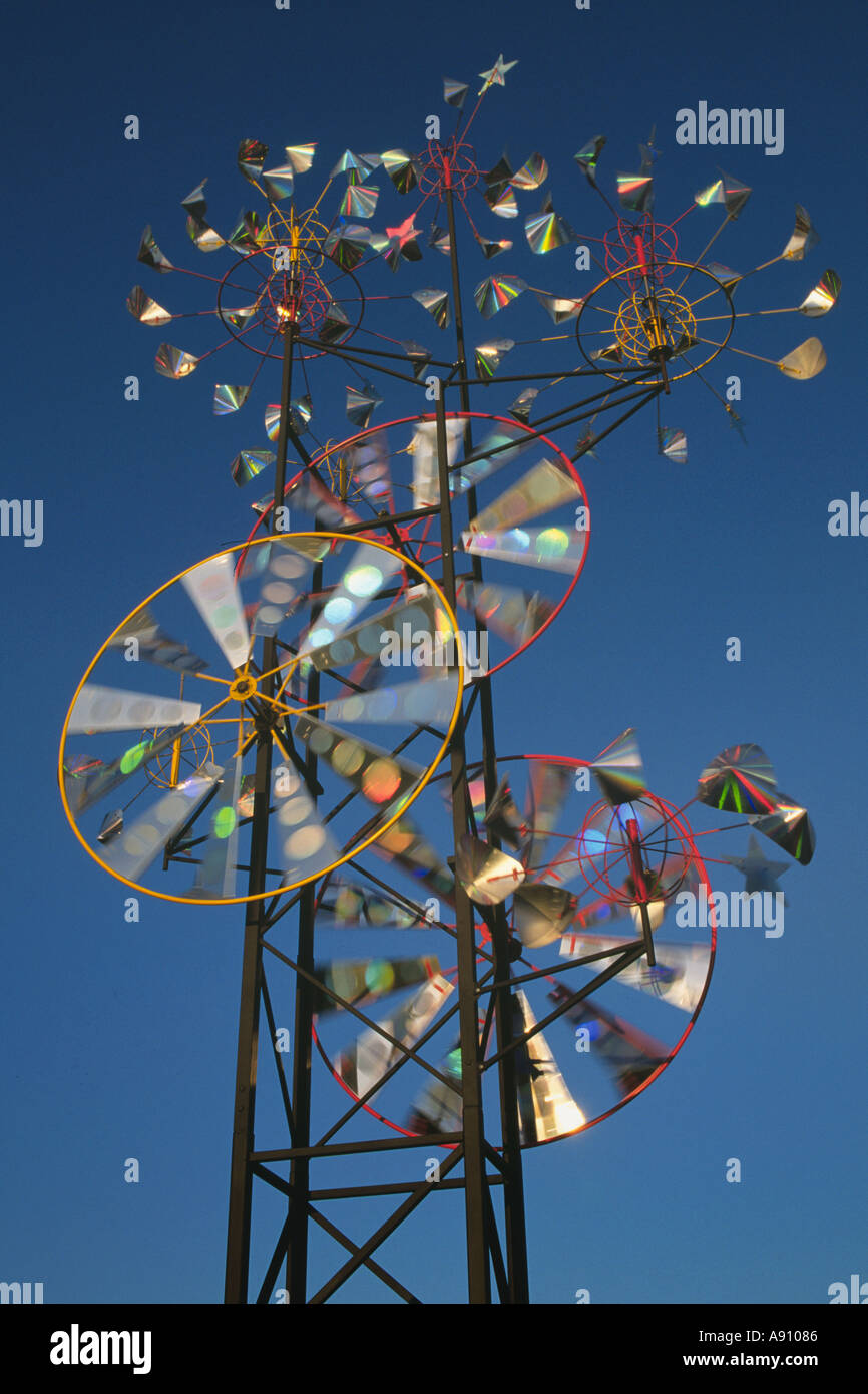 Massachusetts Boston Mobile Sculpture Whirls In Wind Near E Boston ...