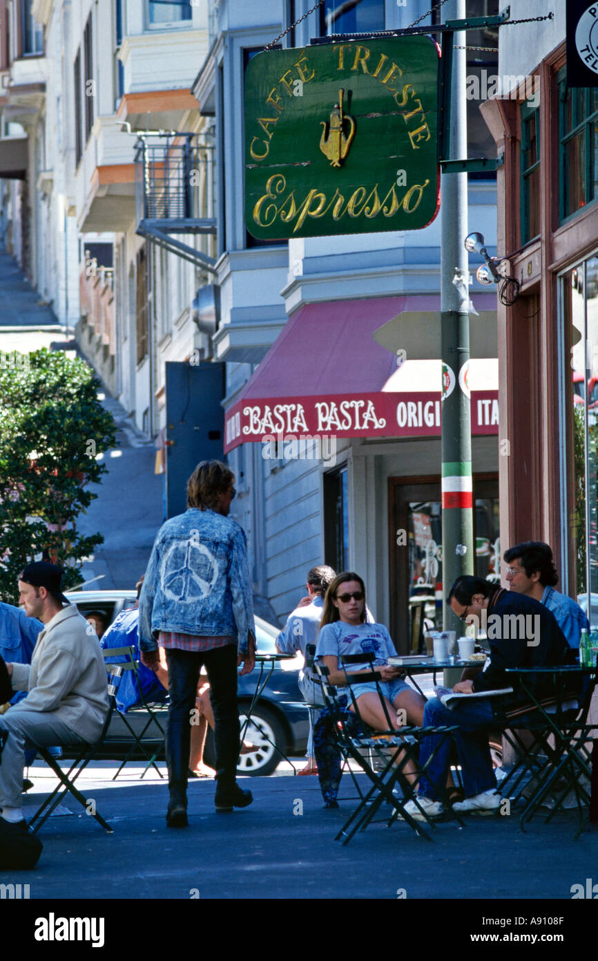 Cafe trieste north beach hi-res stock photography and images - Alamy