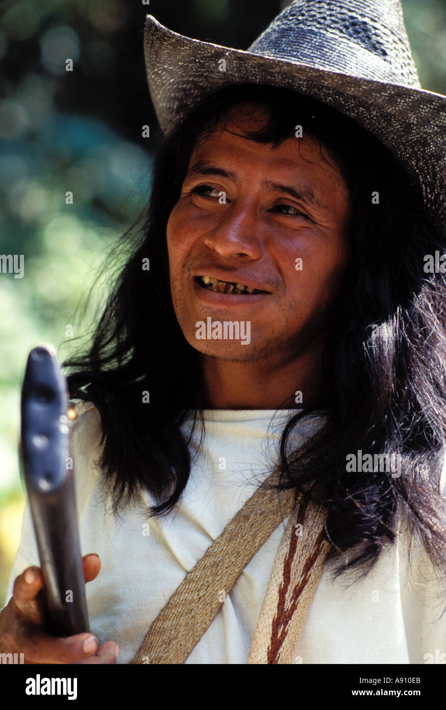 tayrona indian in the sierra nevada of colombia Stock Photo - Alamy