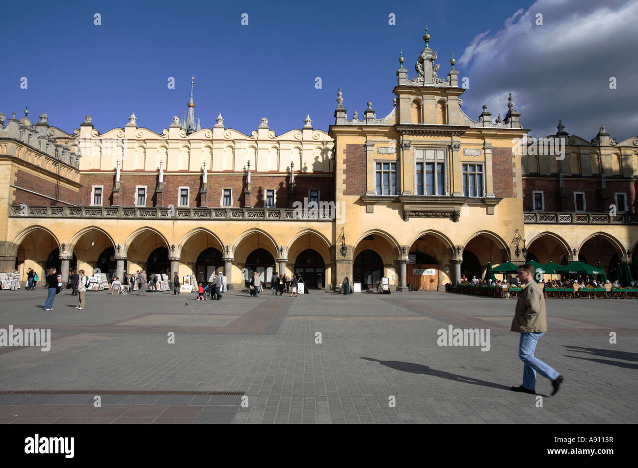 Rynek Glowny square in Krakow, Poland Stock Photo - Alamy