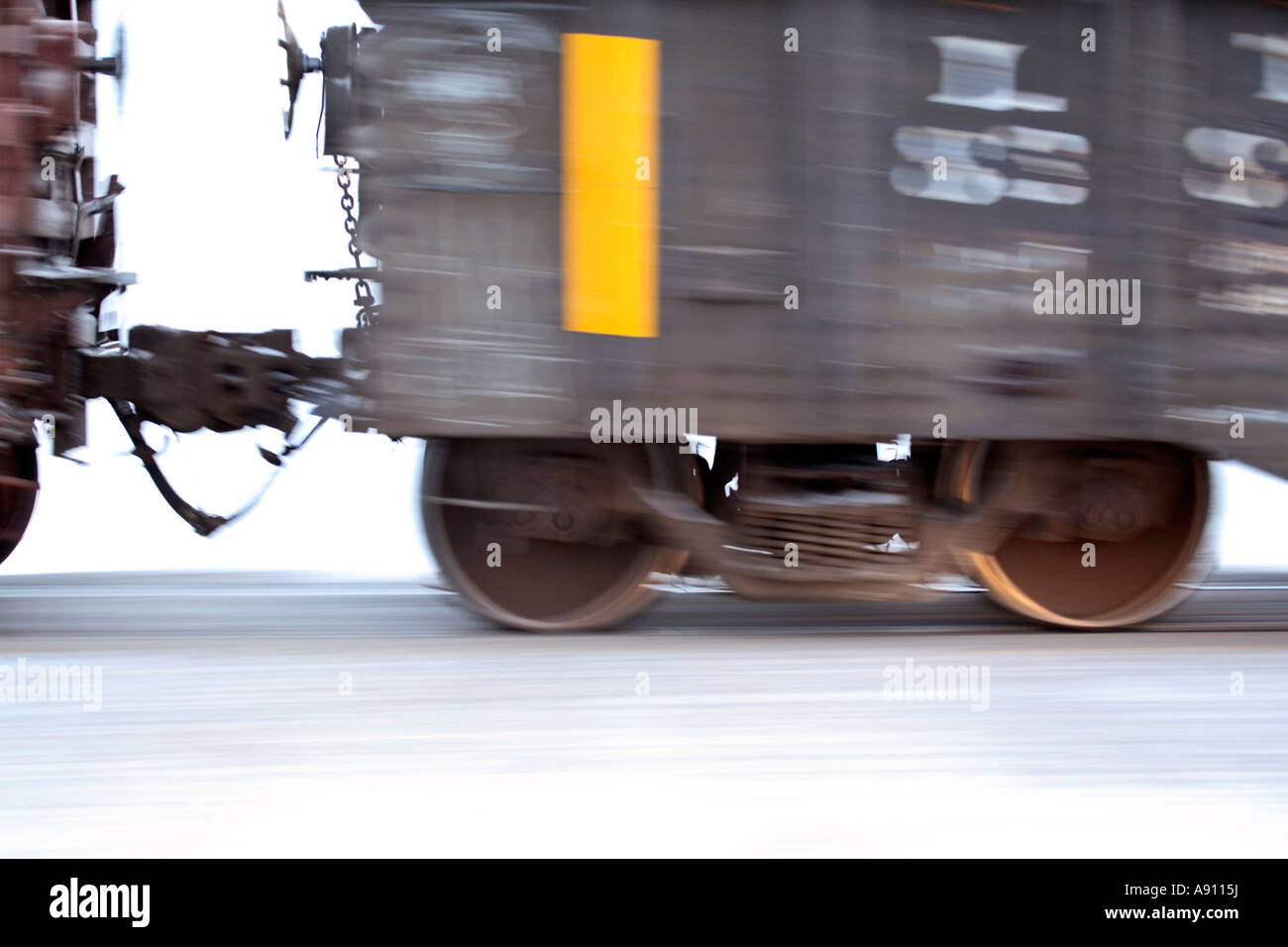 Rail car at train crossing in Saskatchewan Stock Photo - Alamy