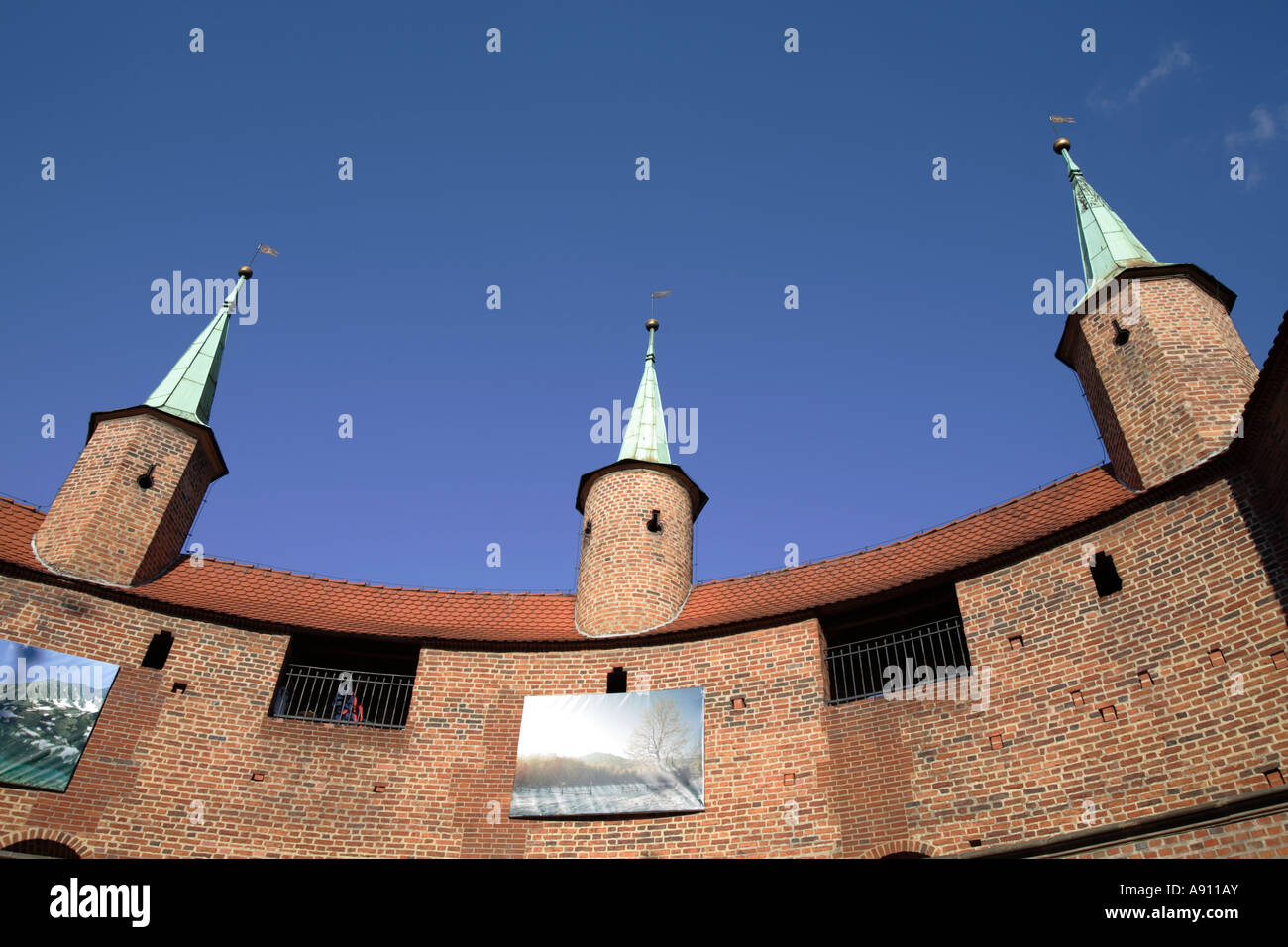 The Barbican medieval fortification in Cracow, Poland Stock Photo - Alamy