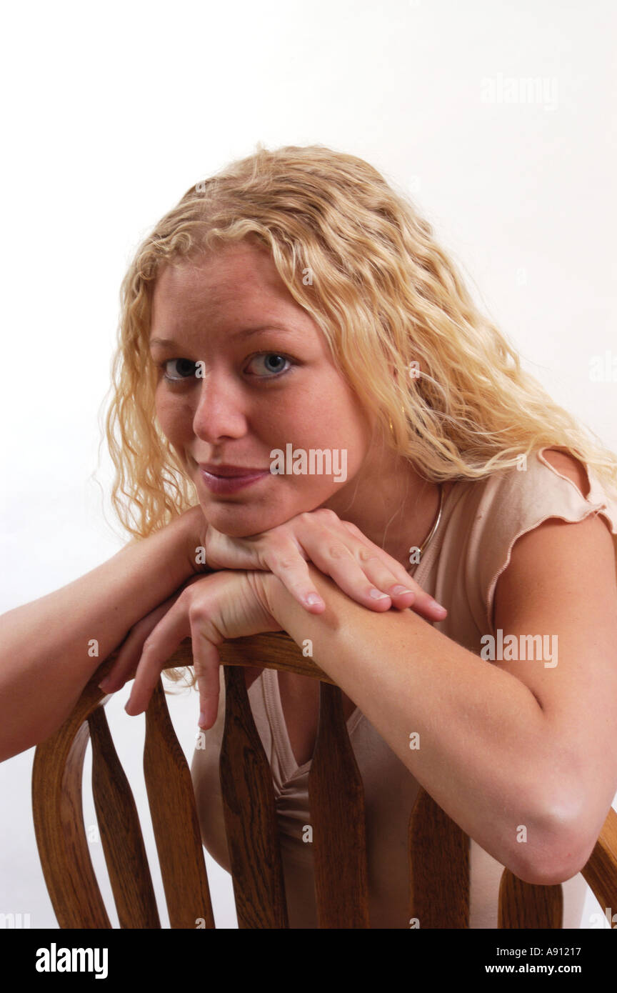 Woman starring hi-res stock photography and images - Alamy