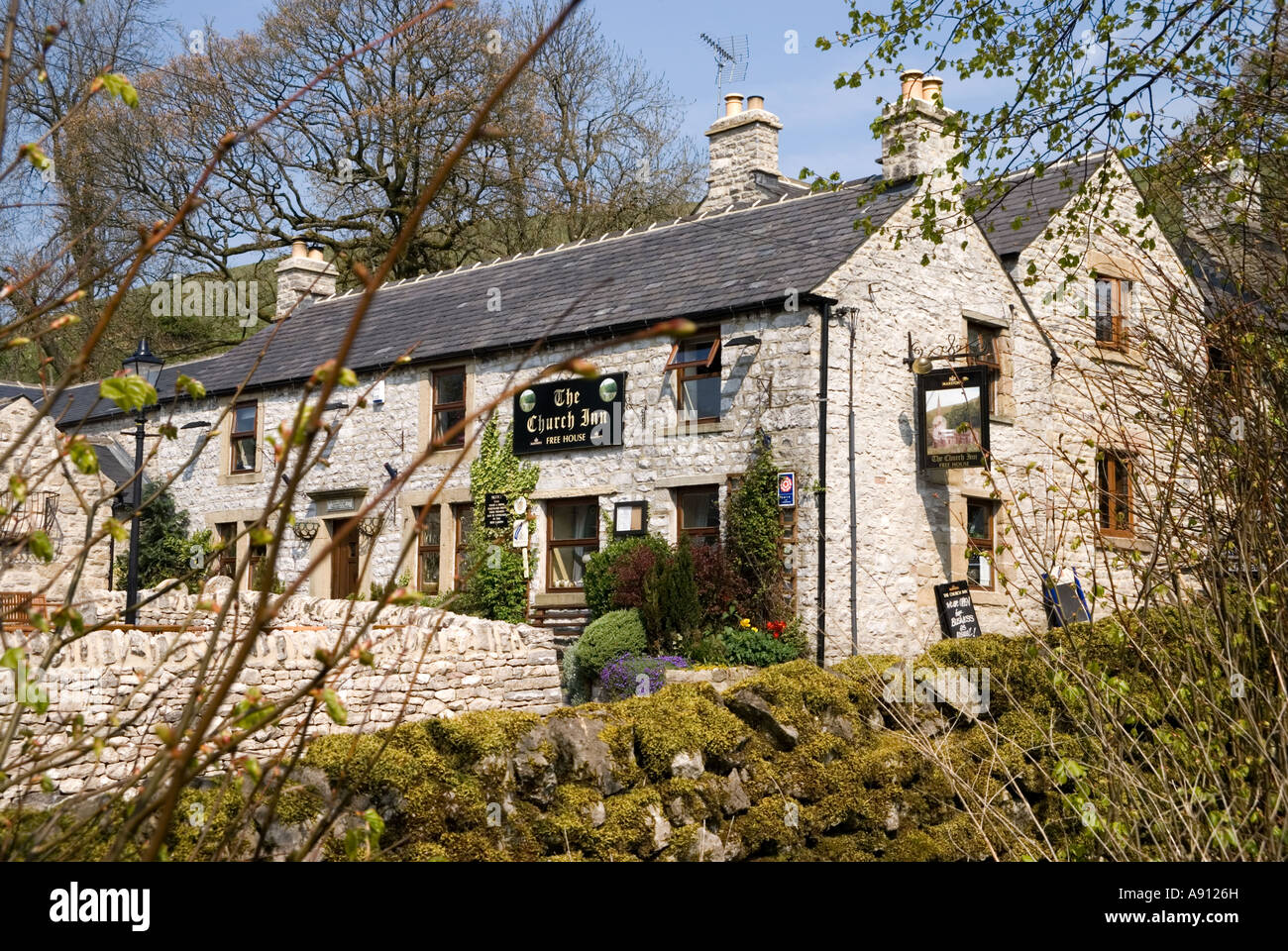 The Church Inn, Chelmorton Stock Photo - Alamy