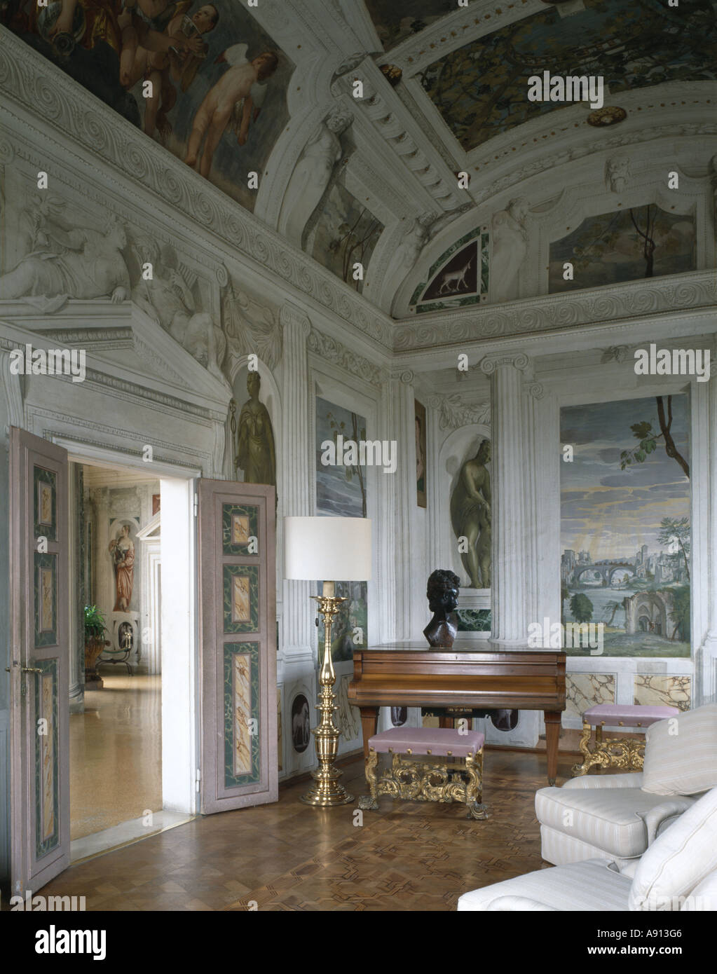 Villa barbaro, maser veronese hi-res stock photography and images - Alamy