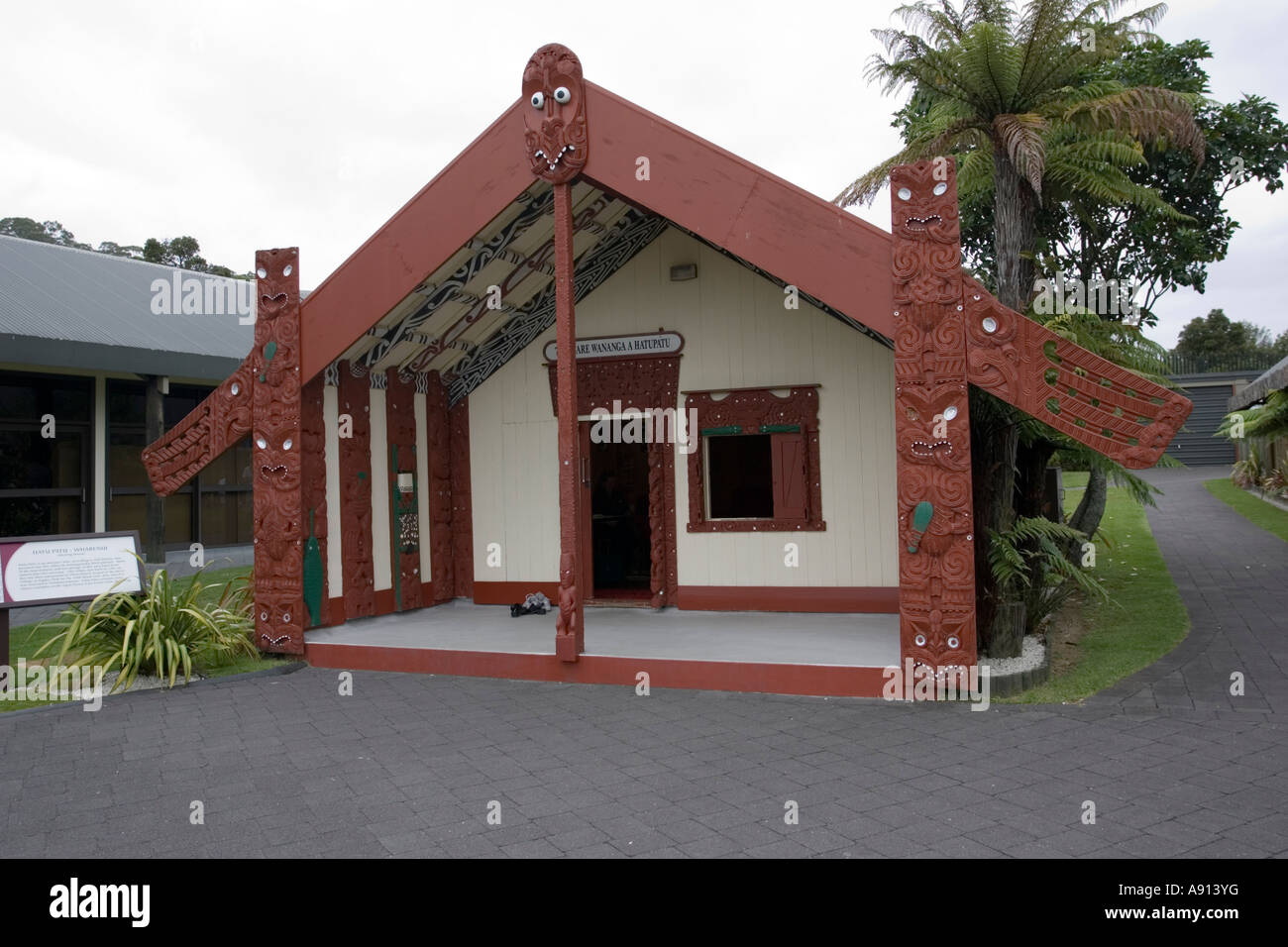 Meeting House Hatu Patu Wharenui Te Puia Thermal Reserve ...