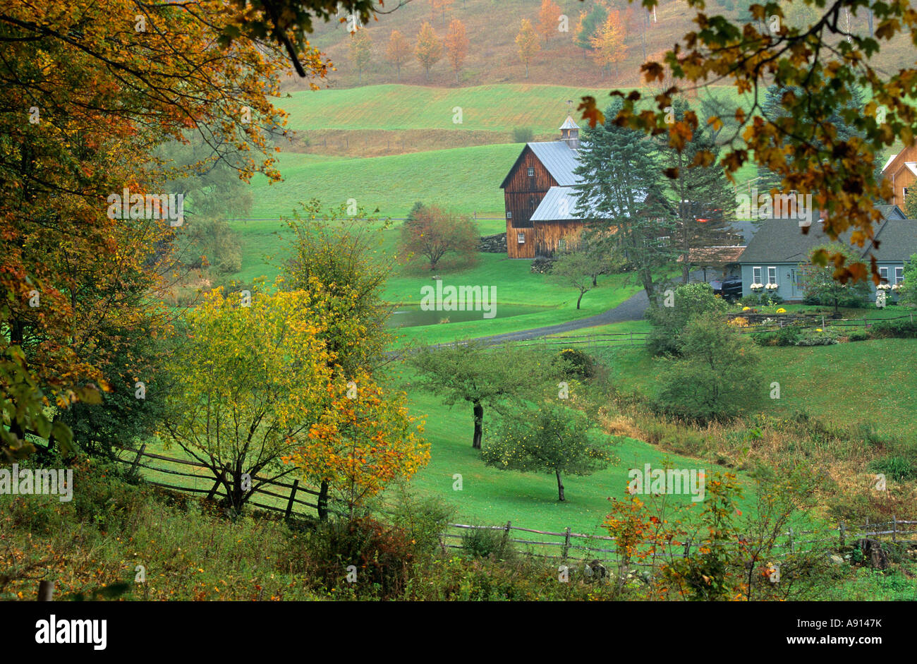 Vermont farm scene hi-res stock photography and images - Alamy