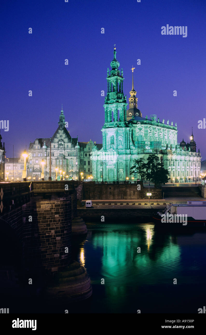 Dresden overview dresden cathedral hi-res stock photography and images ...