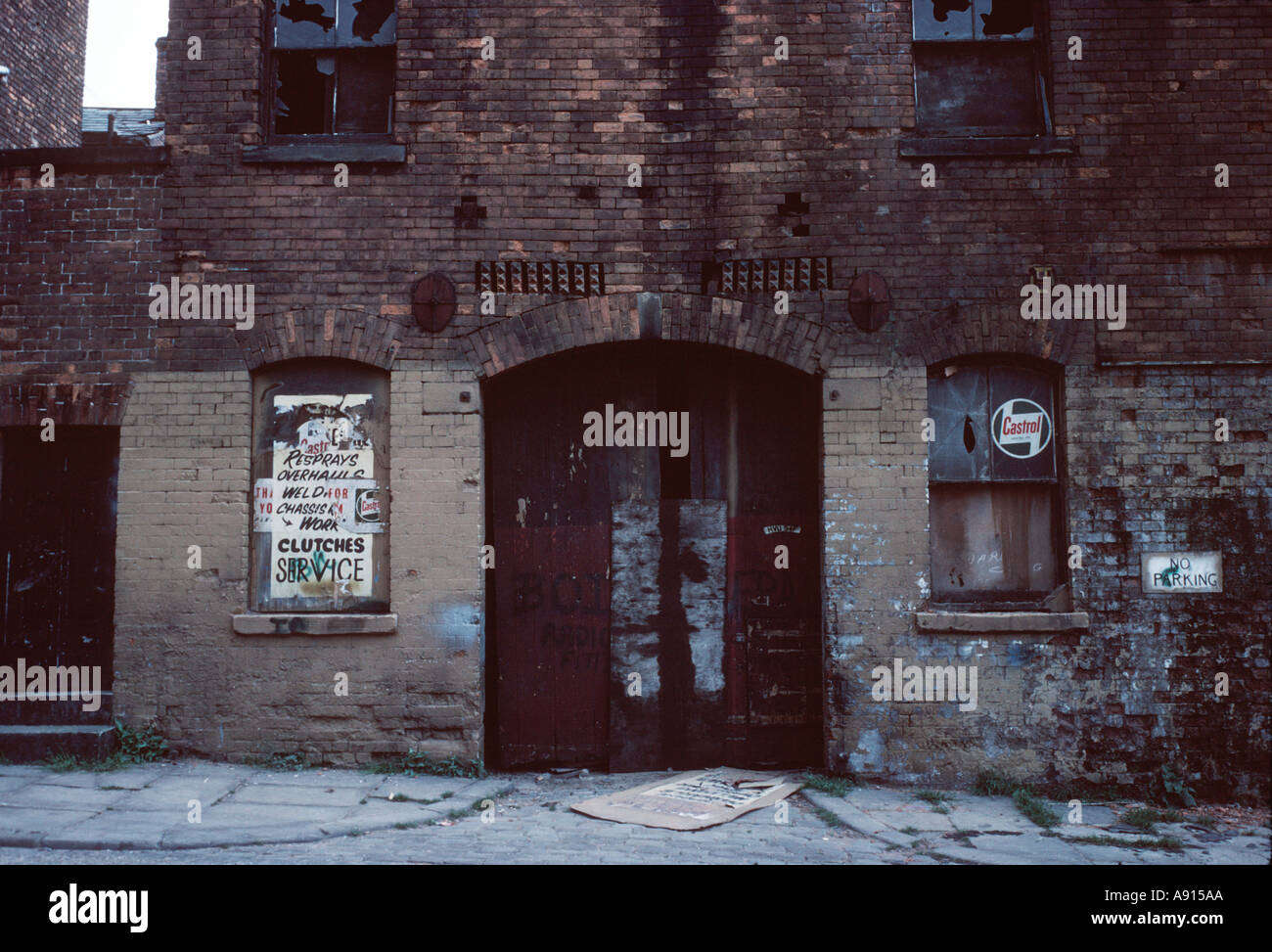Abandoned building in Manchester England ripe for restoration Stock ...