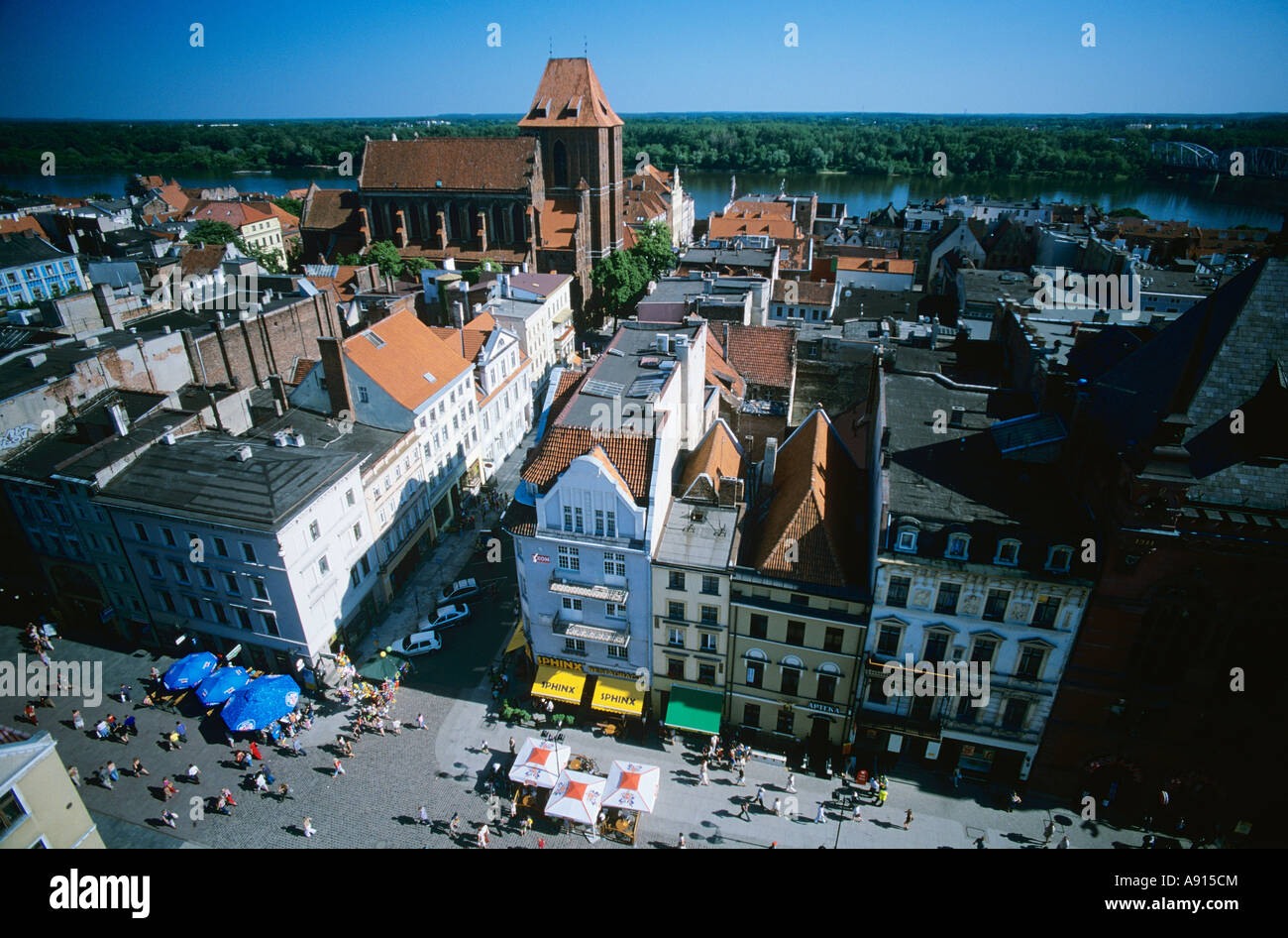 Overview of Torun, Poland Stock Photo - Alamy