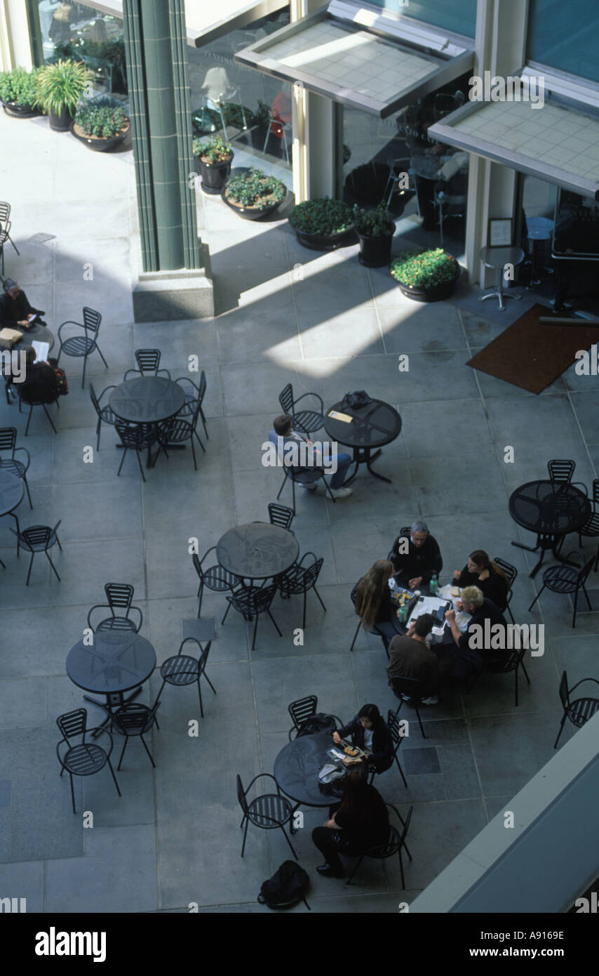 People at a Street Cafe Stock Photo - Alamy