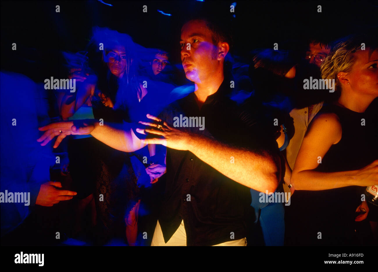 Dancing at a nightclub Stock Photo - Alamy