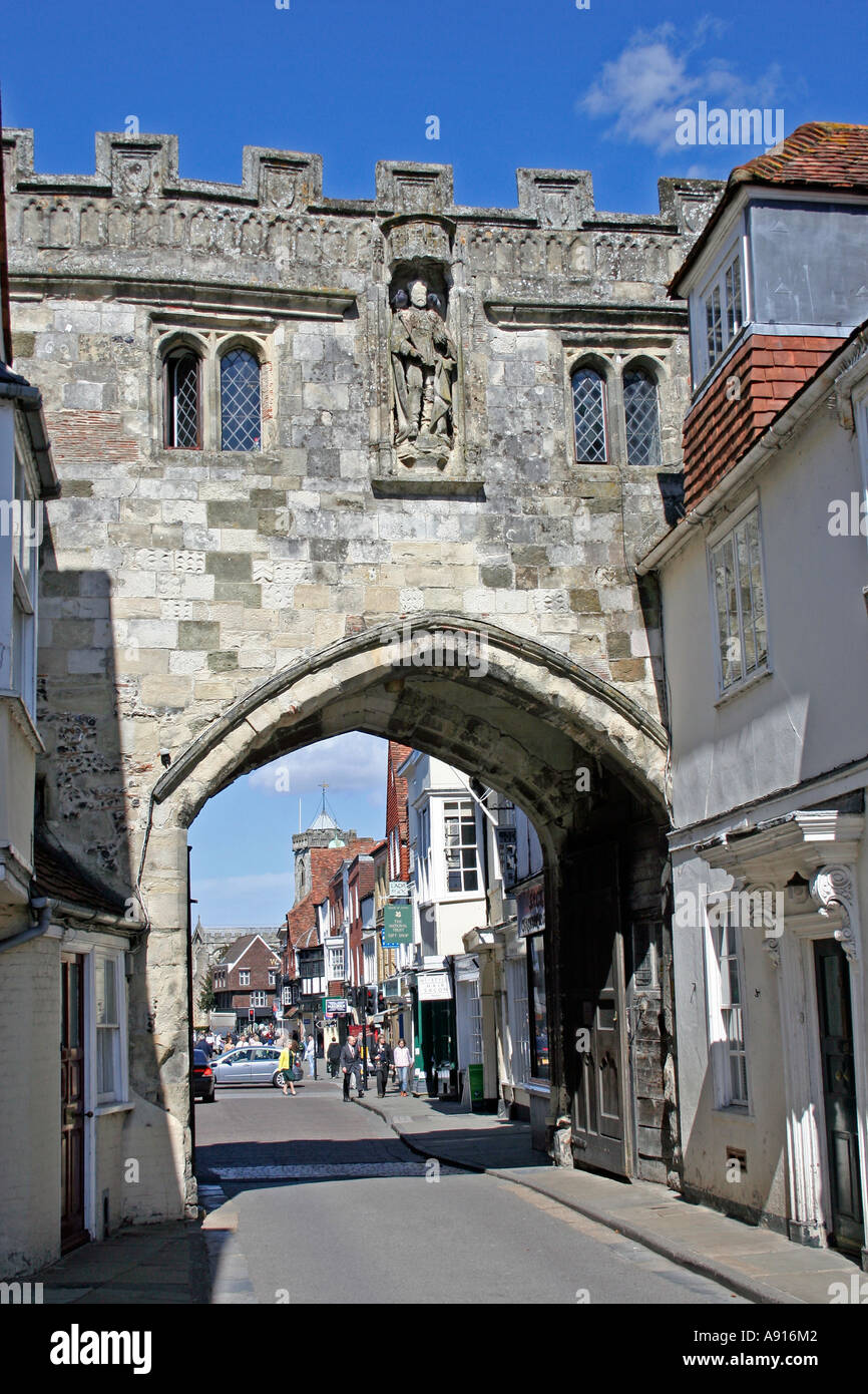 Salisbury High Street Gate, Wiltshire, UK. Europe Stock Photo - Alamy