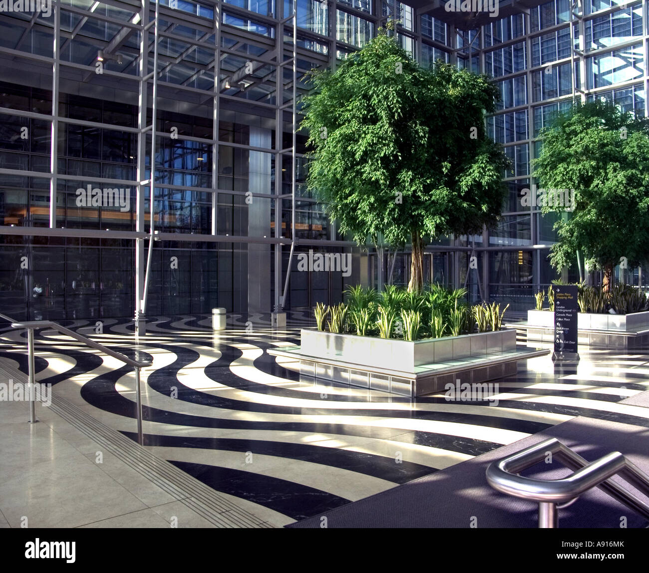 Atrium of Office Block Stock Photo - Alamy