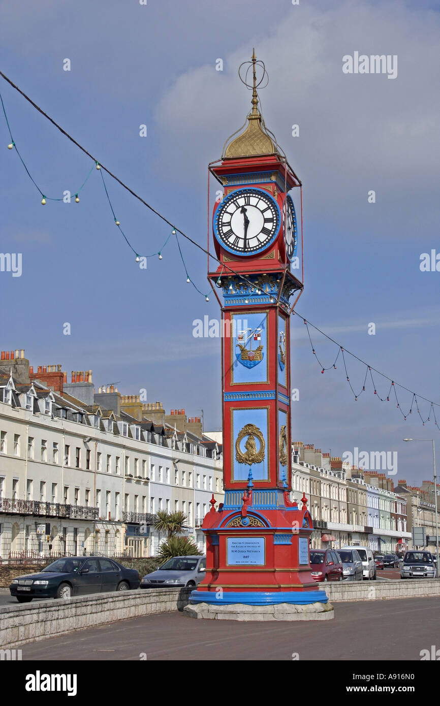 Weymouth Jubilee Clock Tower, Dorset, UK. Europe Stock Photo - Alamy