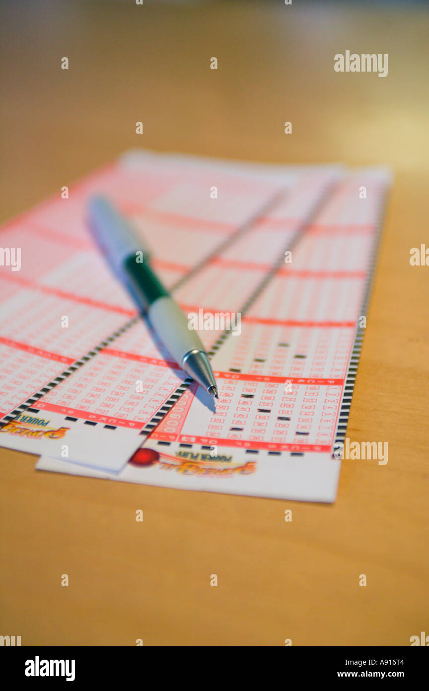 Lottery form hi-res stock photography and images - Alamy