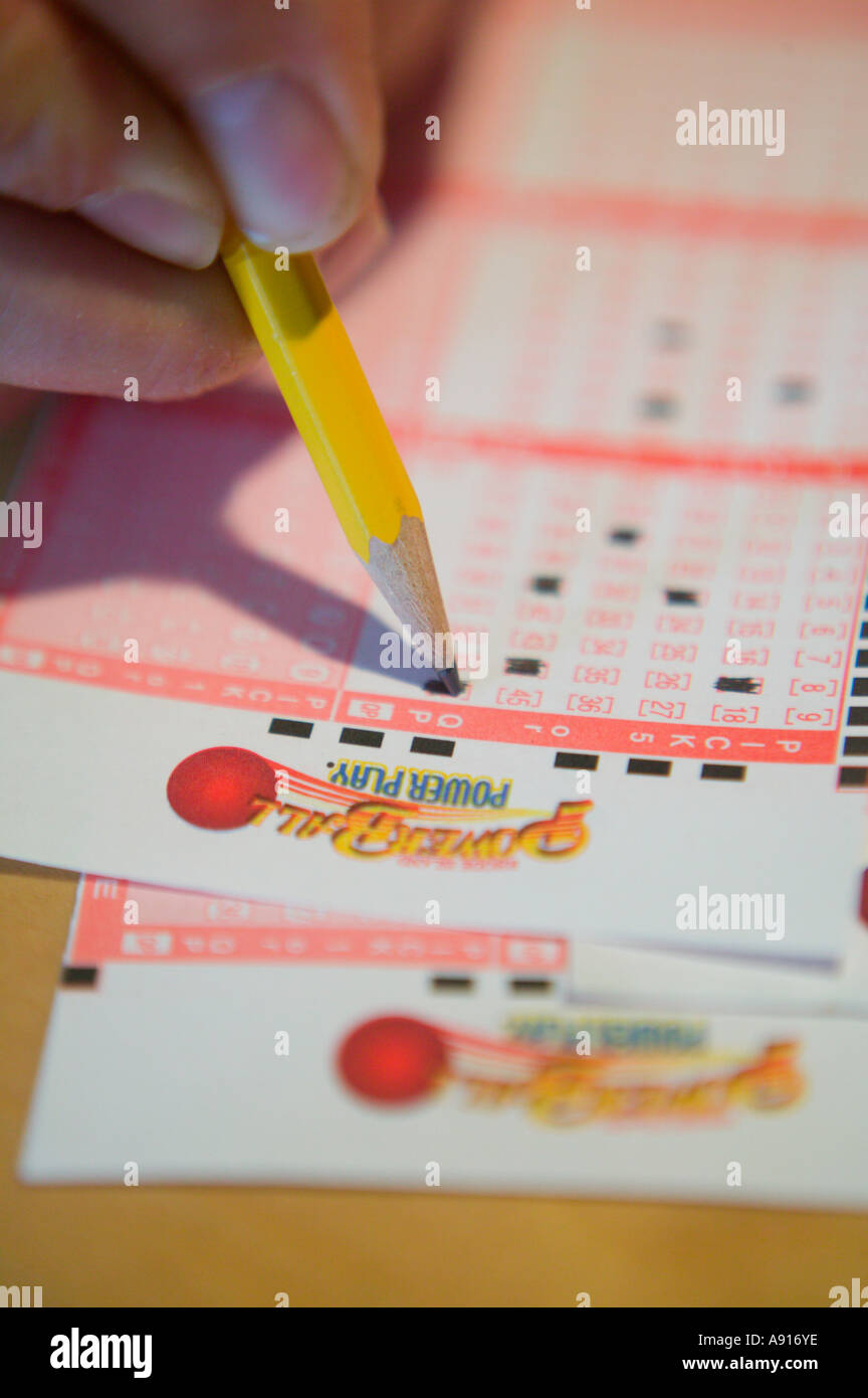 Powerball ticket hi-res stock photography and images - Alamy