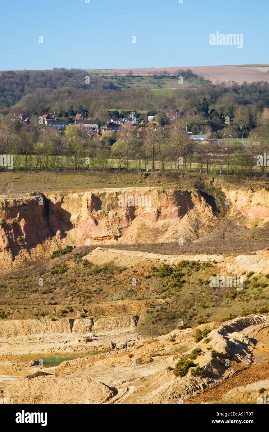 Rock Common Quarry West Sussex a proposed landfill site Washington West ...