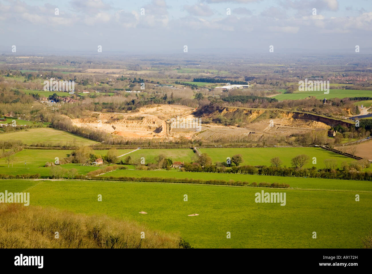 Rock common quarry west sussex hi-res stock photography and images - Alamy