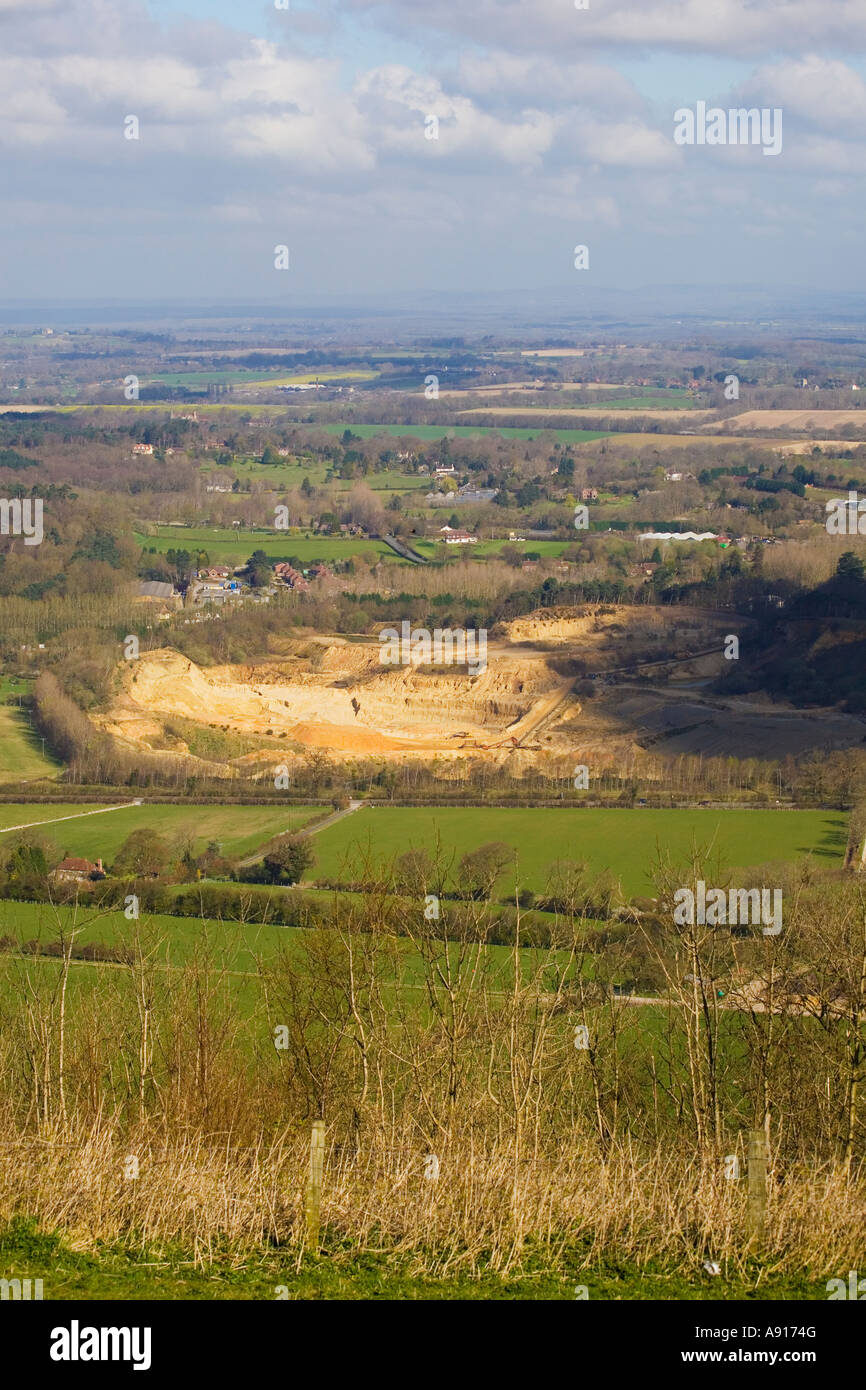 Rock Common Quarry West Sussex a proposed landfill site in the Sussex ...