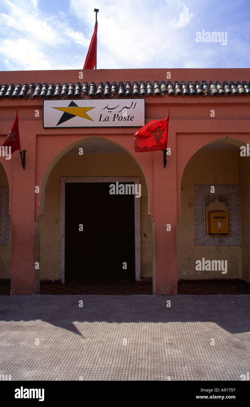 Post office at Marrakech Morocco Stock Photo - Alamy