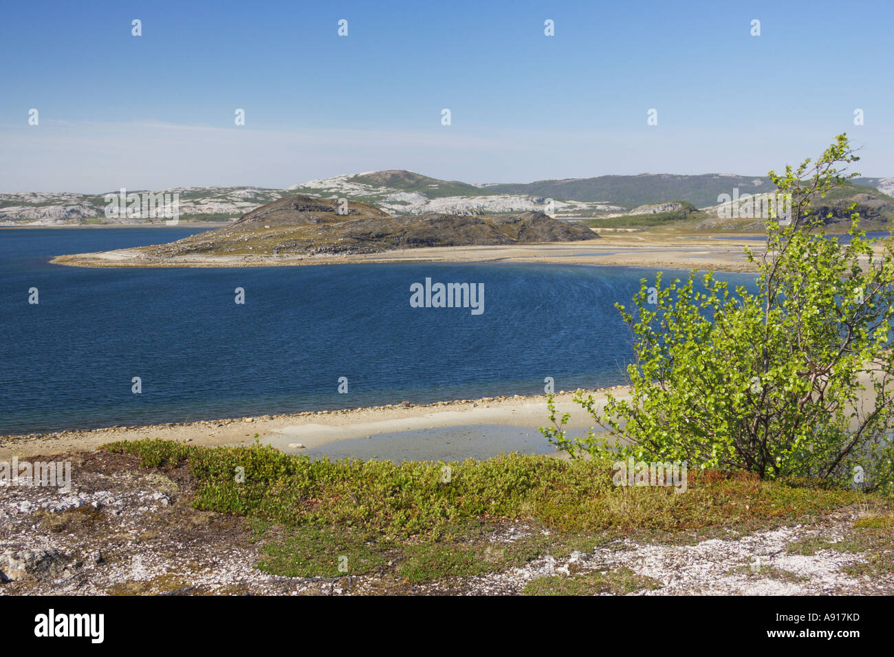 Porsangen Fjord Finnmark Norway Stock Photo - Alamy