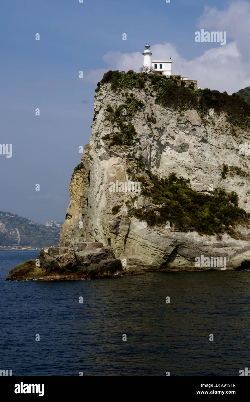 The Cape Miseno on the Bay of Naples in Italy Stock Photo - Alamy