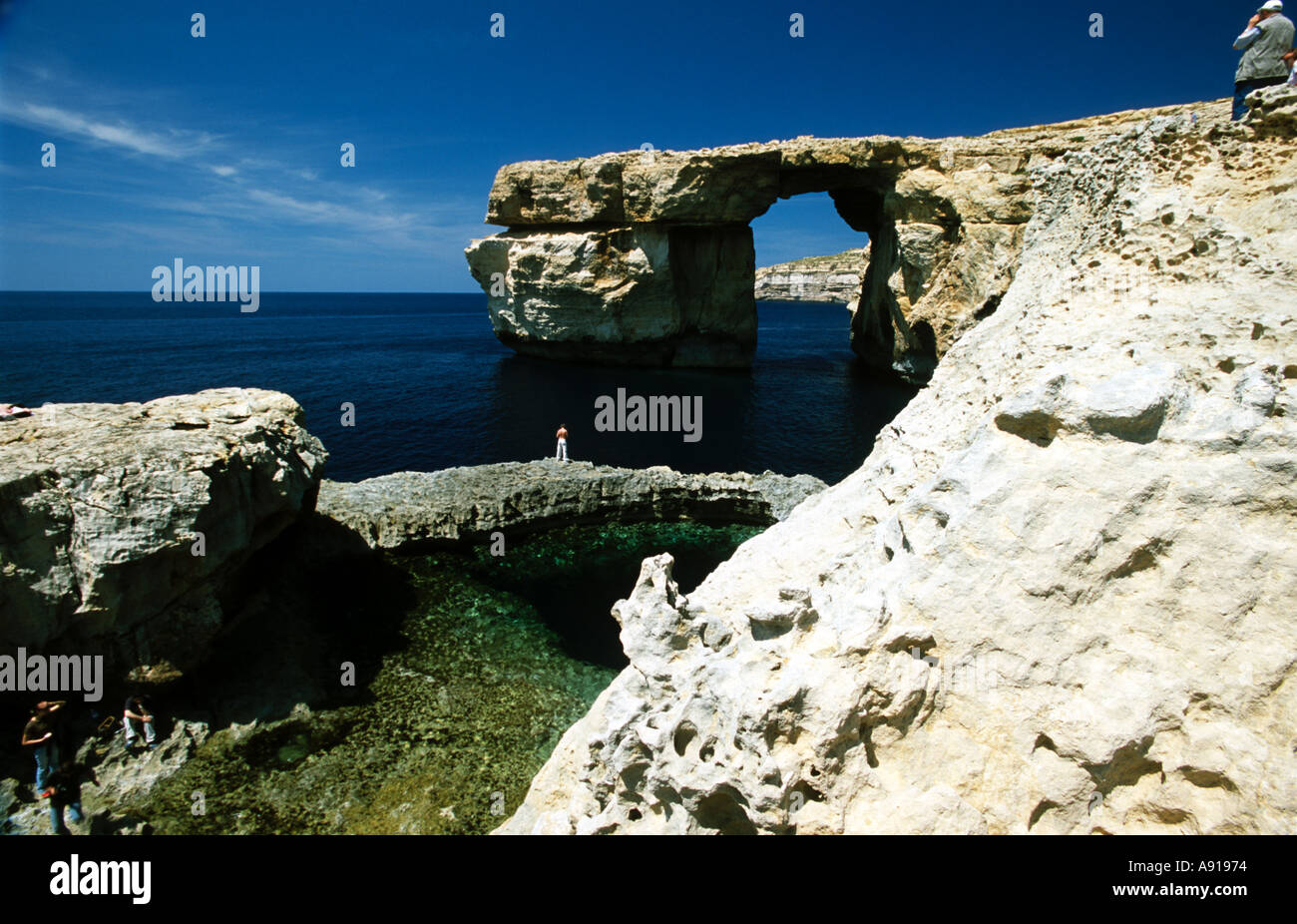 Azure Window Gozo Stock Photo - Alamy