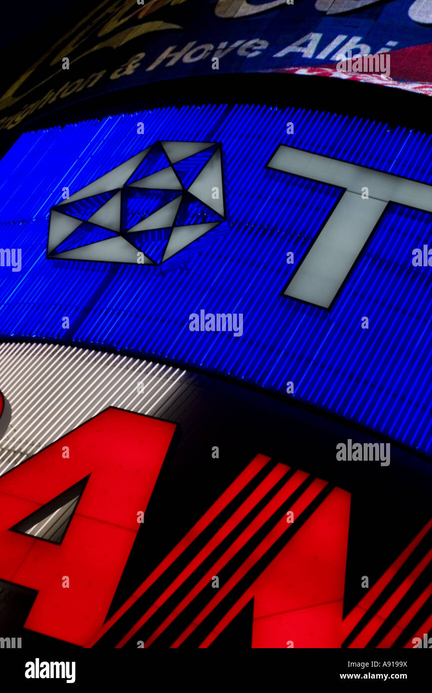 Neon sign in Piccadilly square London UK Stock Photo - Alamy