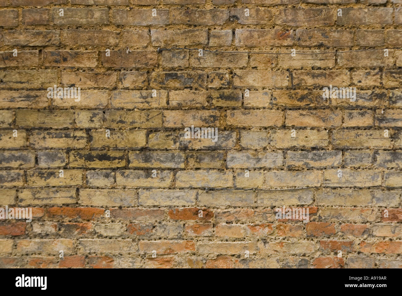 Crumbling brick wall Stock Photo - Alamy