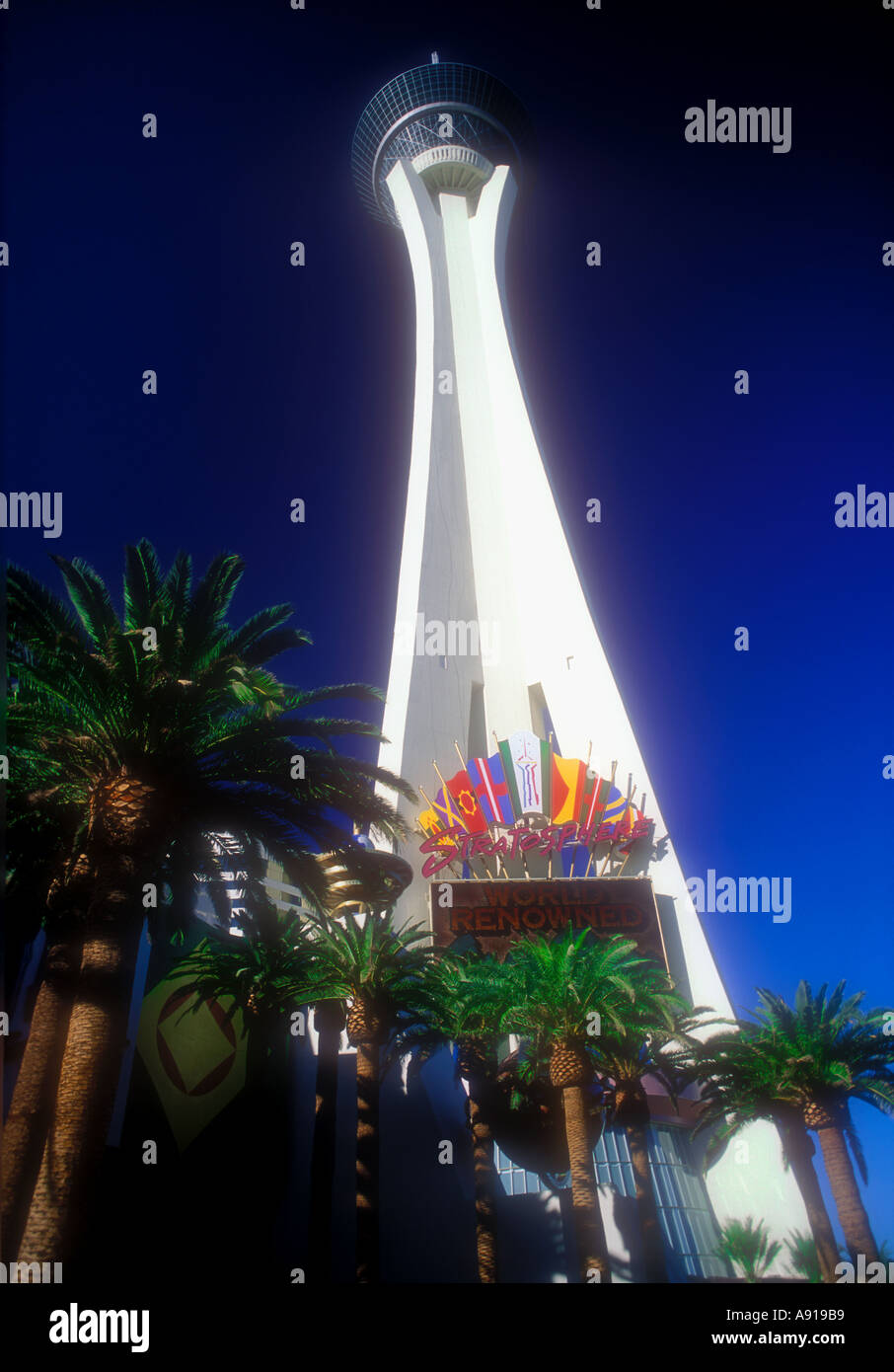 The Stratosphere Hotel and Casino Highest on the Strip Las Vegas Nevada ...